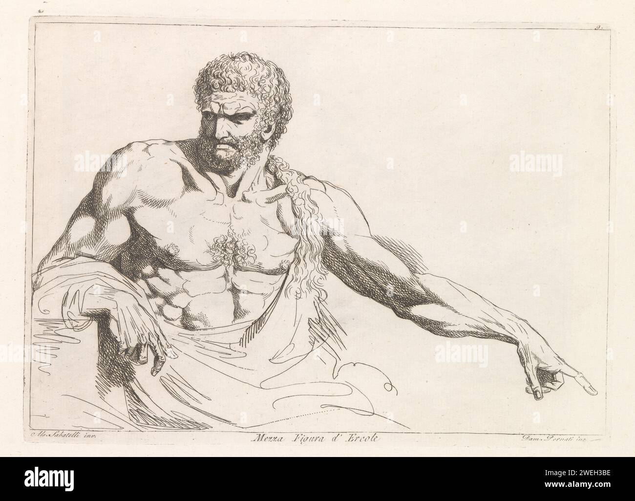 Hercules, 1804 print Hercules. Print no. 9 on page 6 with print no. 9 ...