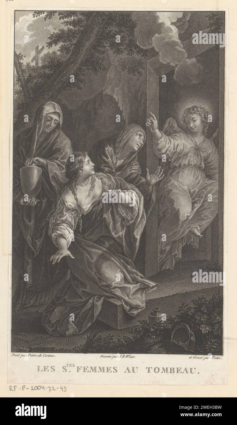 Three Maria's at the empty grave, 1789 - 1807 print The three holy ...