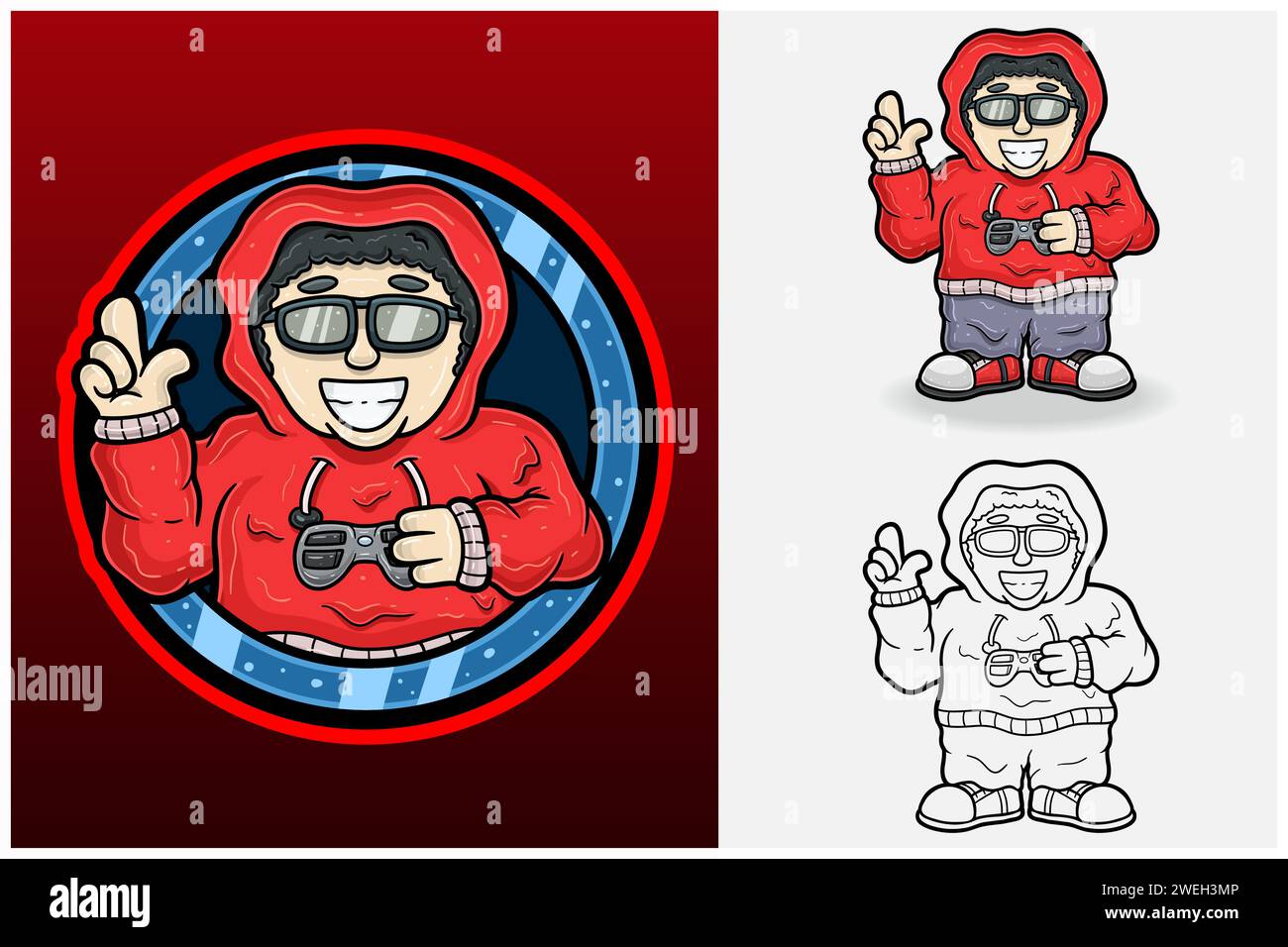 Boy logo hi-res stock photography and images - Alamy