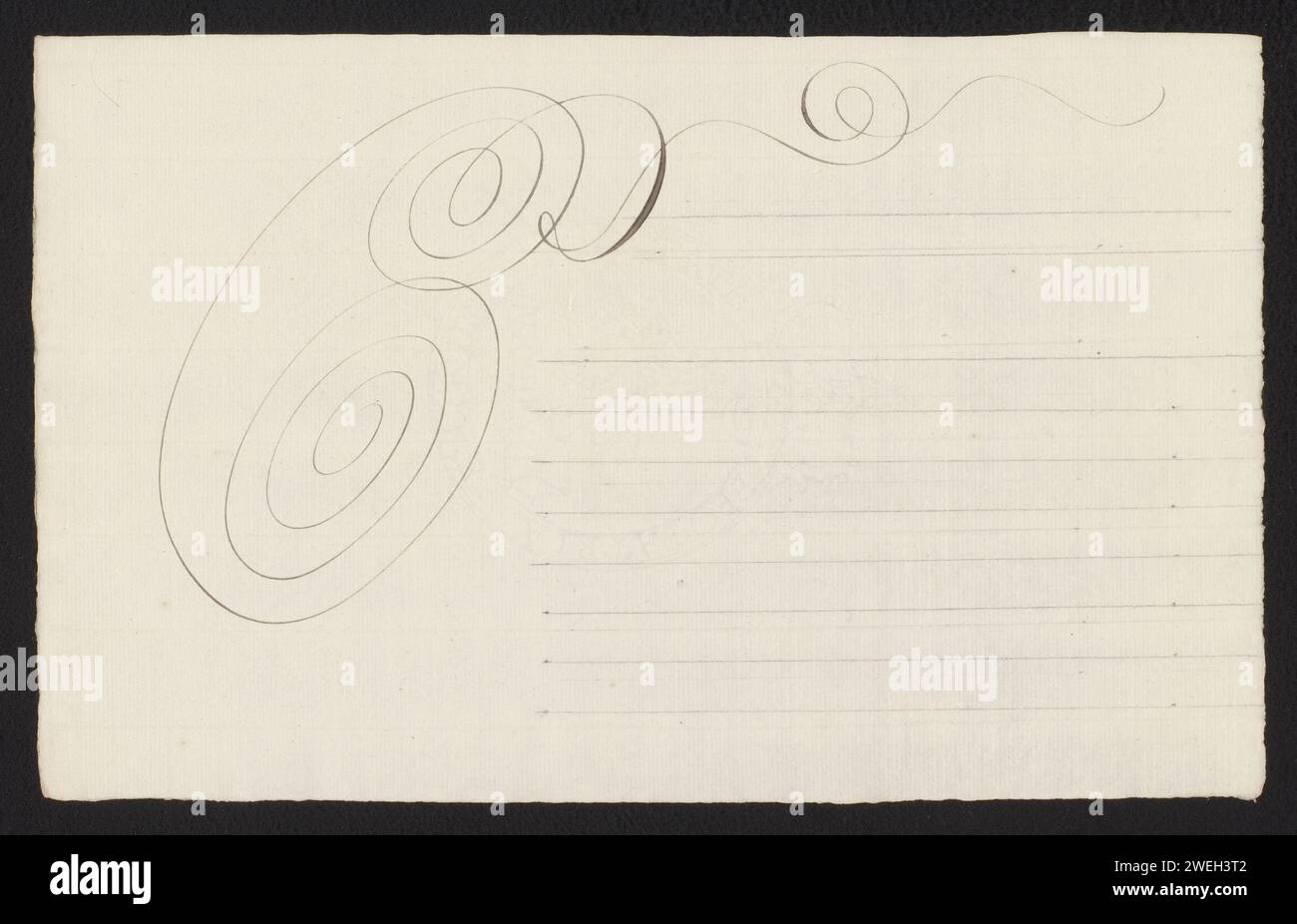 Write examples and calligraphy, Anonymous, 1775 - 1800 calligraphy 34 ...