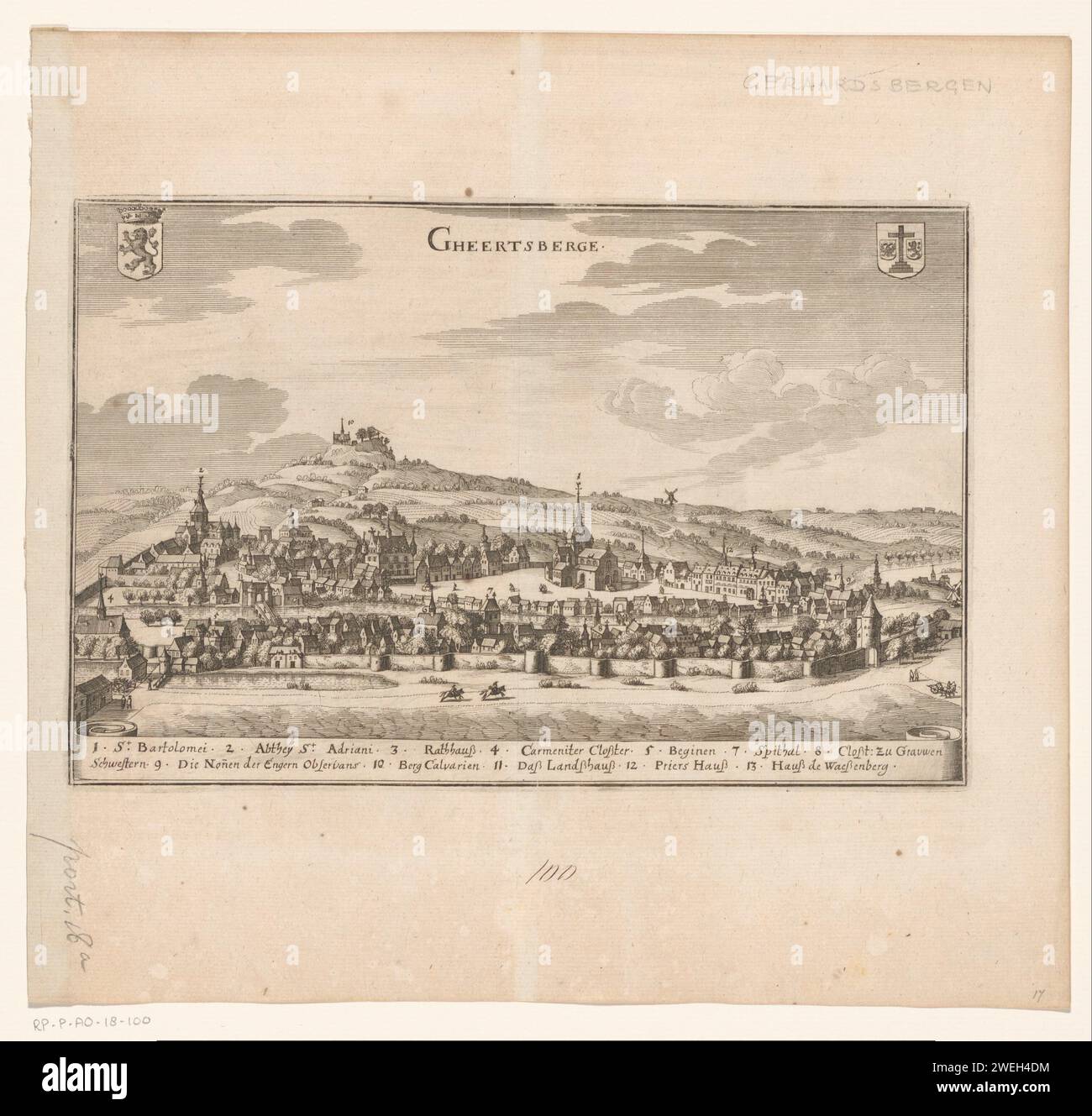 Vesting map of Nieuwpoort, Anonymous, 1693 - c. 1700 print Vesting map ...