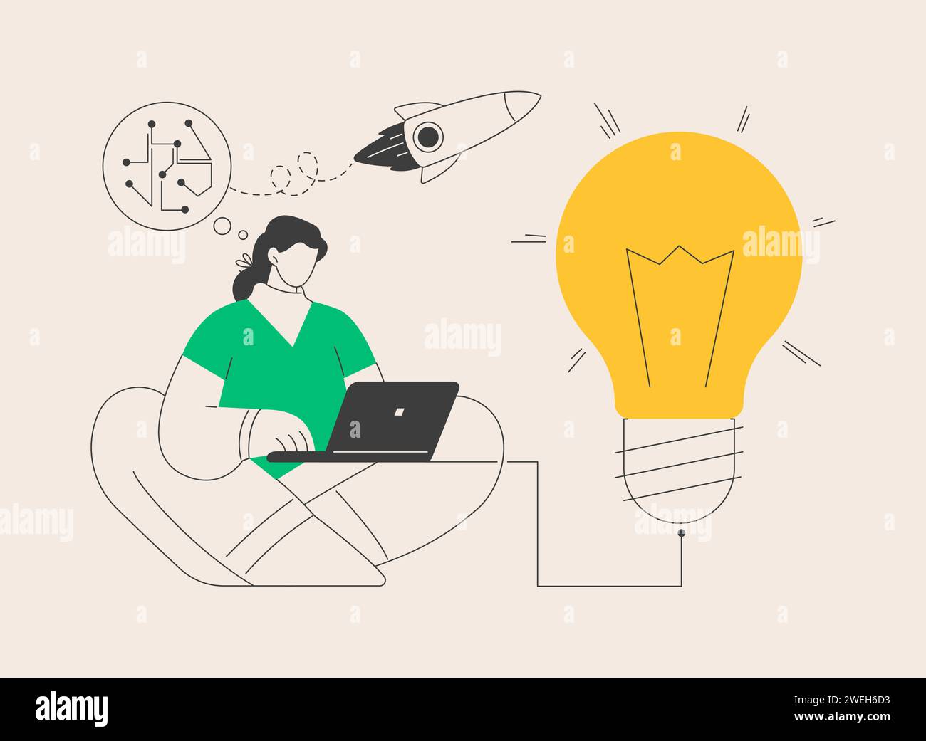 Idea management abstract concept vector illustration Stock Vector Image ...