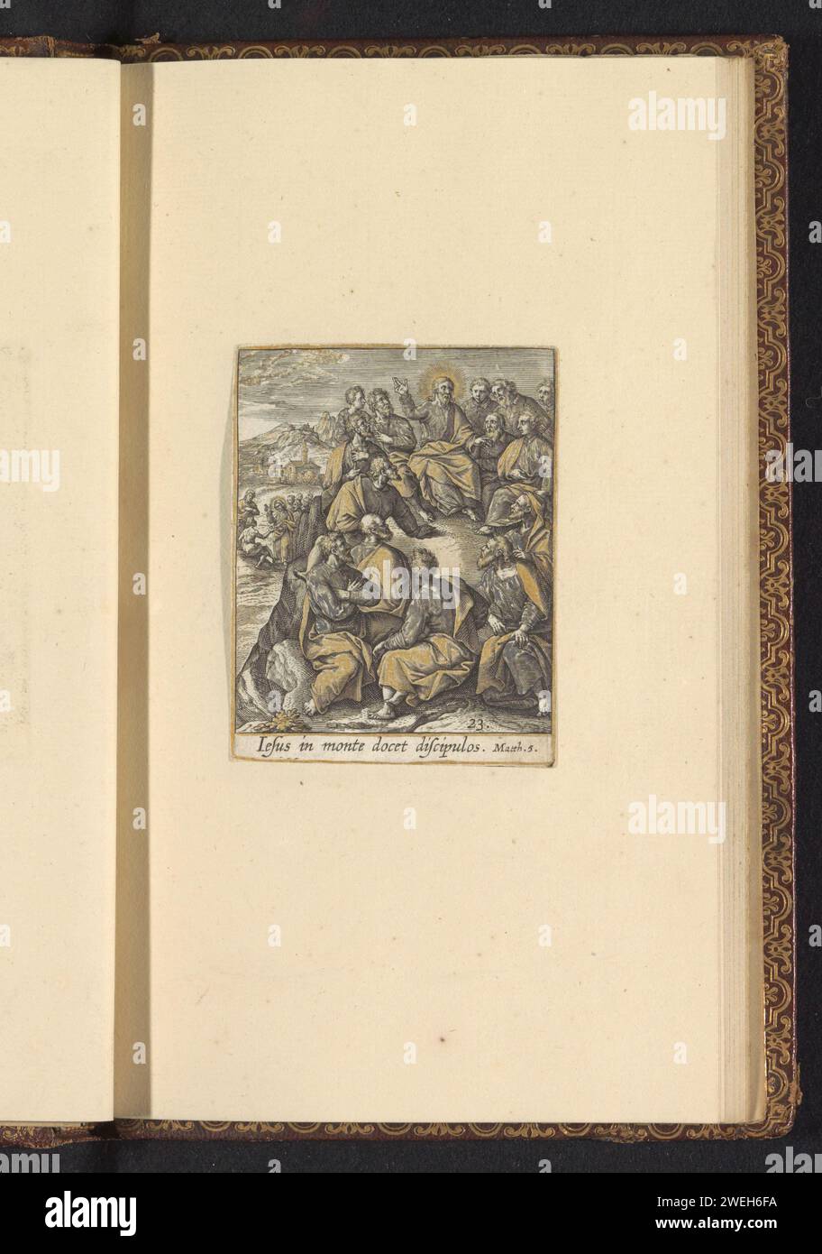 Mountal, Adriaen Collaert, After Jacques de Bie, After Maerten de Vos, c. 1580 - c. 1590 print ...