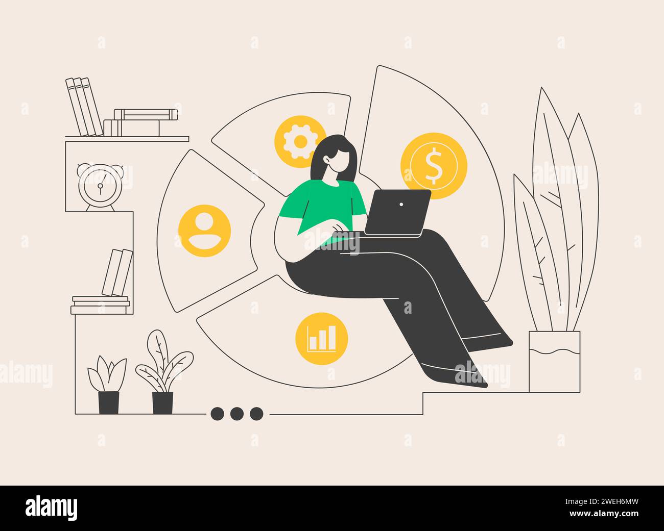 Balanced scorecard abstract concept vector illustration Stock Vector ...