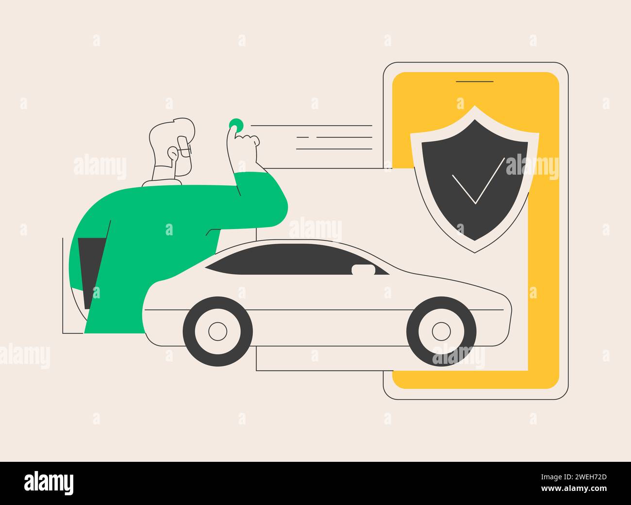 On-demand insurance abstract concept vector illustration Stock Vector ...