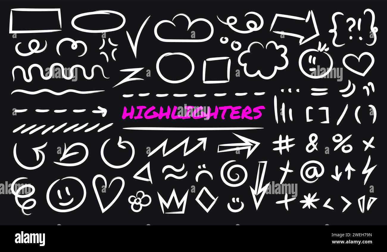 Black grunge marker stroke Stock Vector Images - Alamy