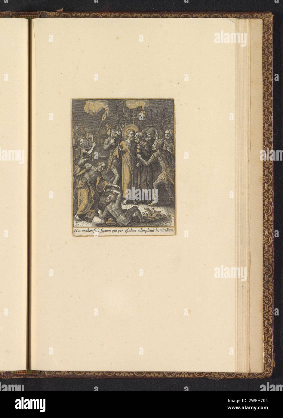 Judaskus, Adriaen Collart, c. 1580 - c. 1590 print The Judaskus. Part of the press series about ...