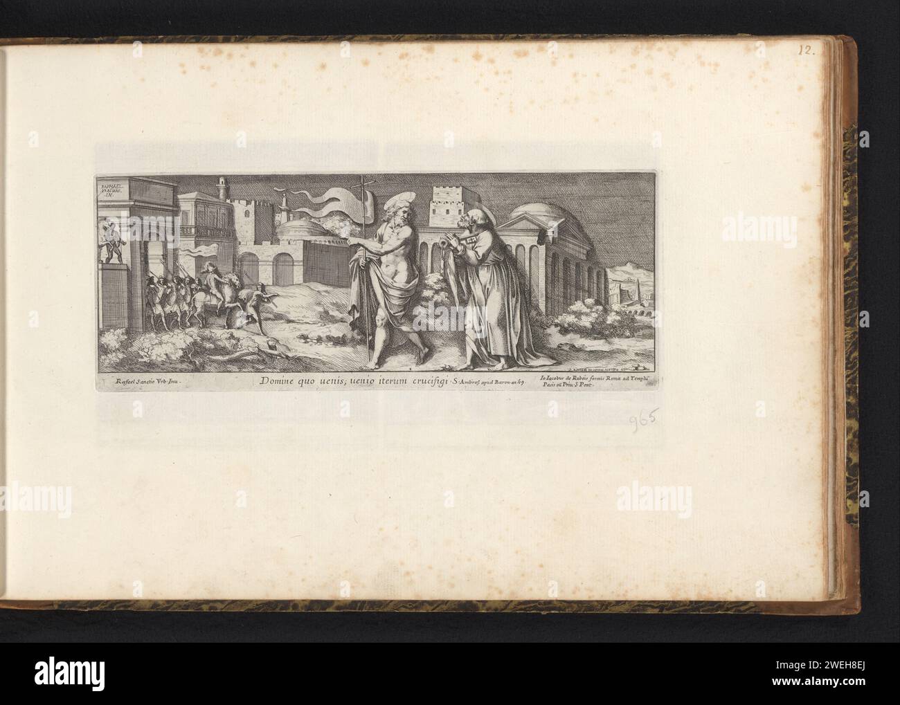 Christ appears to Petrus, Pietro Sante Bartoli, After Rafaël, 1645 ...