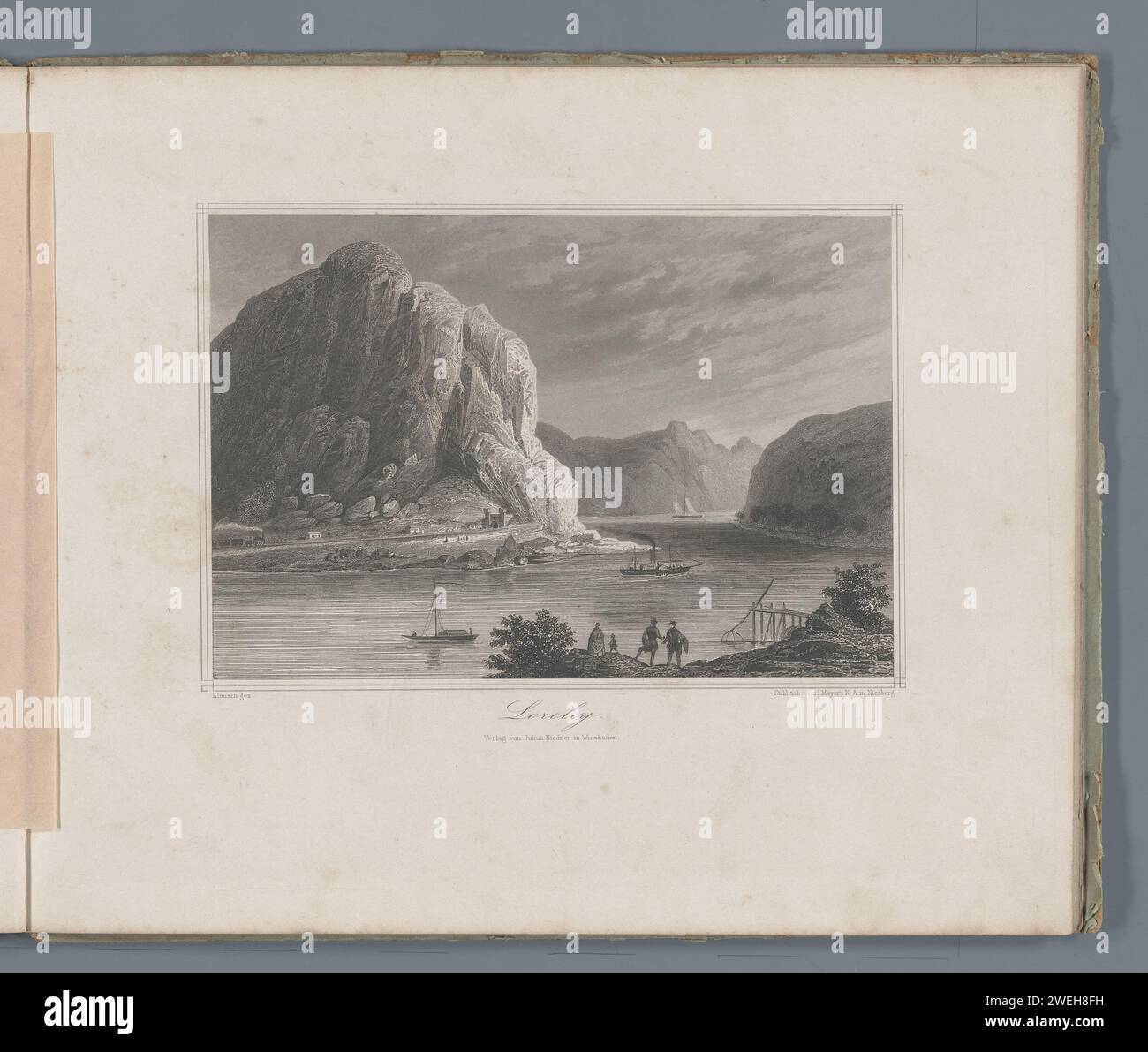 Loreley engraving hi-res stock photography and images - Alamy