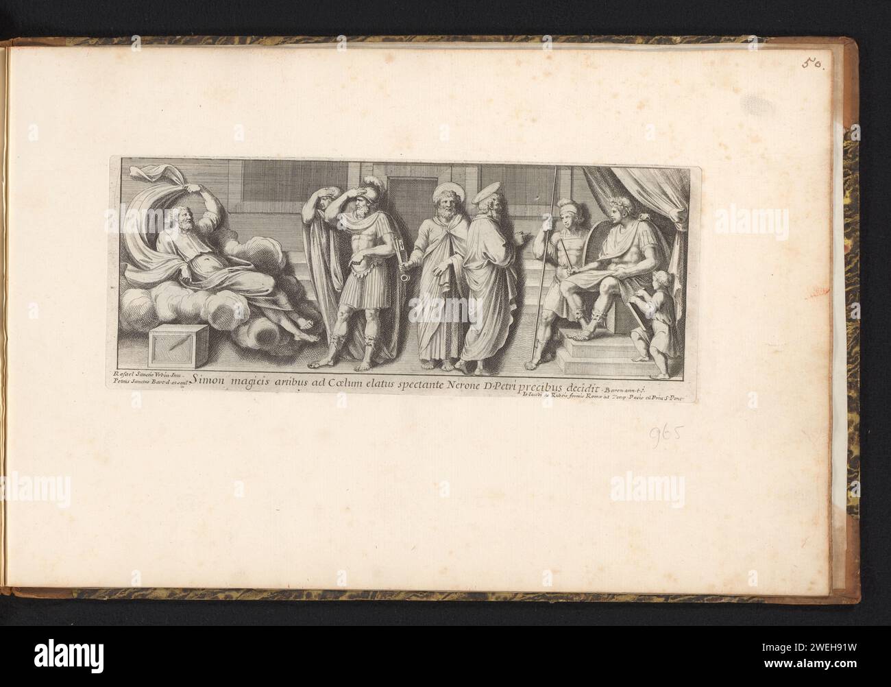 Simon de Wizard, Pietro Sante Bartoli, After Rafaël, 1645 - 1700 print ...