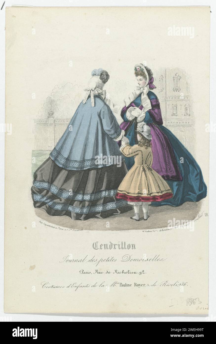 Cinderella, April 1863, No. 18: Journal des Petites Demoiselles ...