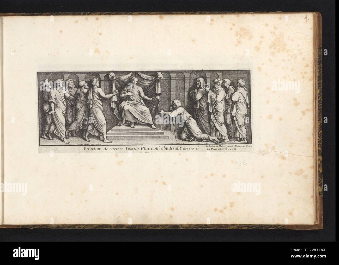 Jozef for Pharaoh, Pietro Sante Bartoli, After Rafaël, 1645 - 1700 ...