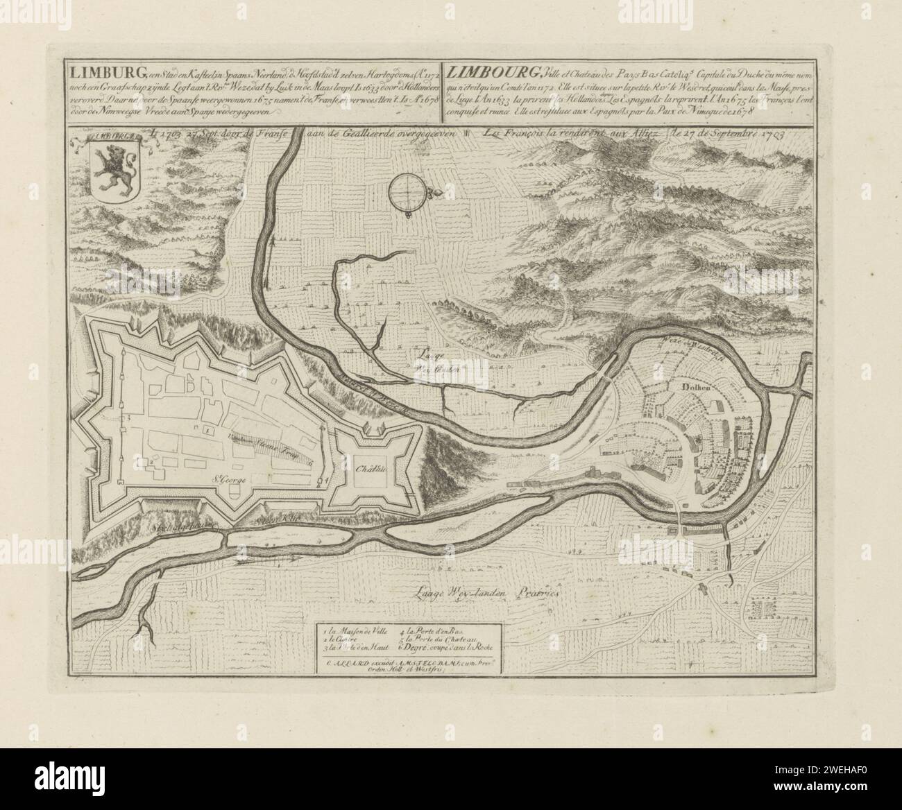 Map of limburg hi-res stock photography and images - Alamy