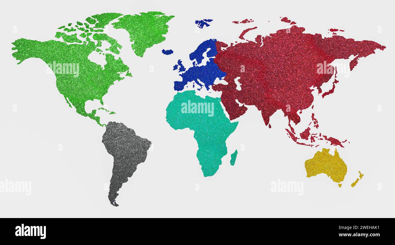 Land continents continental hi-res stock photography and images - Alamy