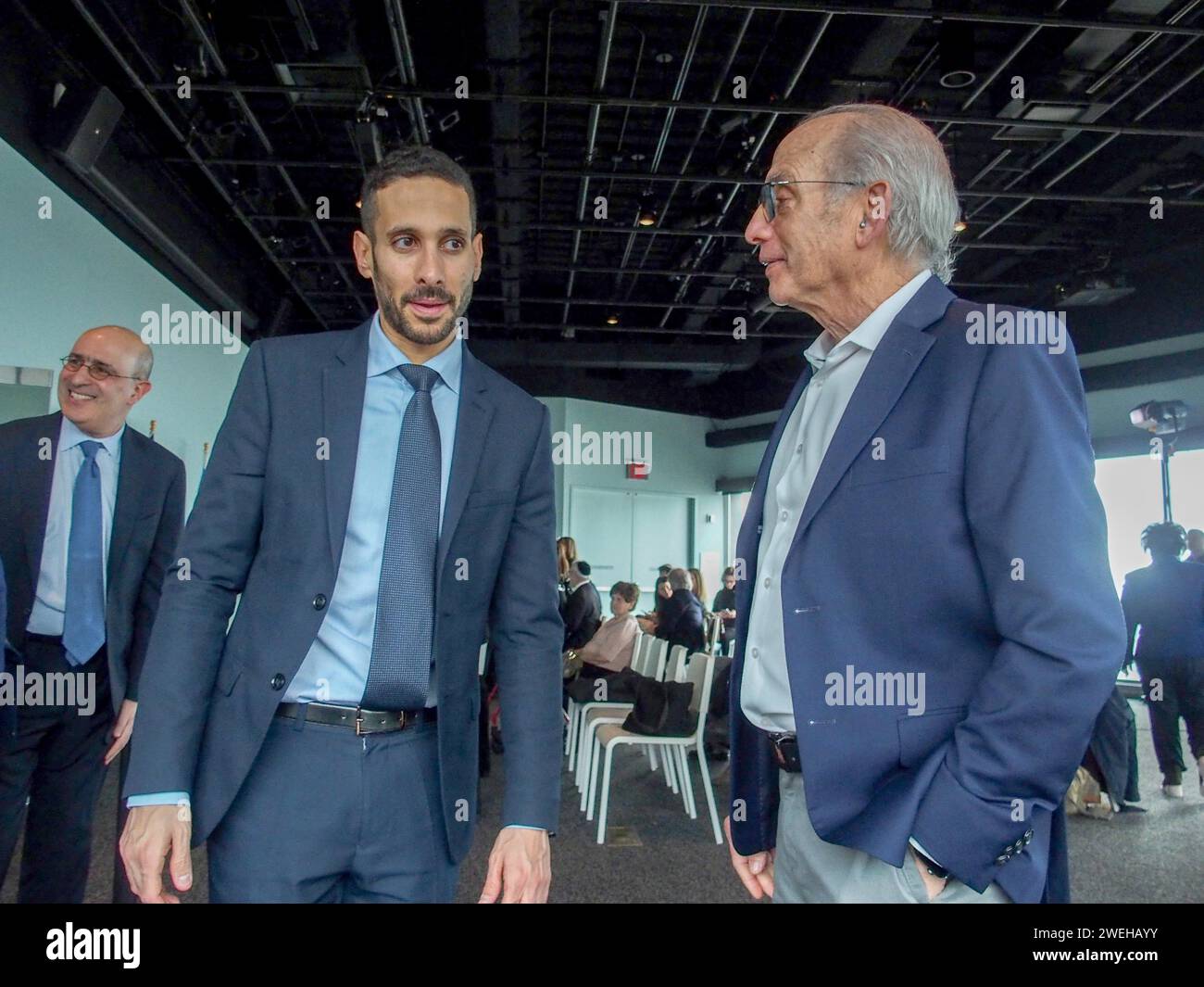 New York, New York, USA. 25th Jan, 2024. MAURICIO SHNAIDER, from a ...