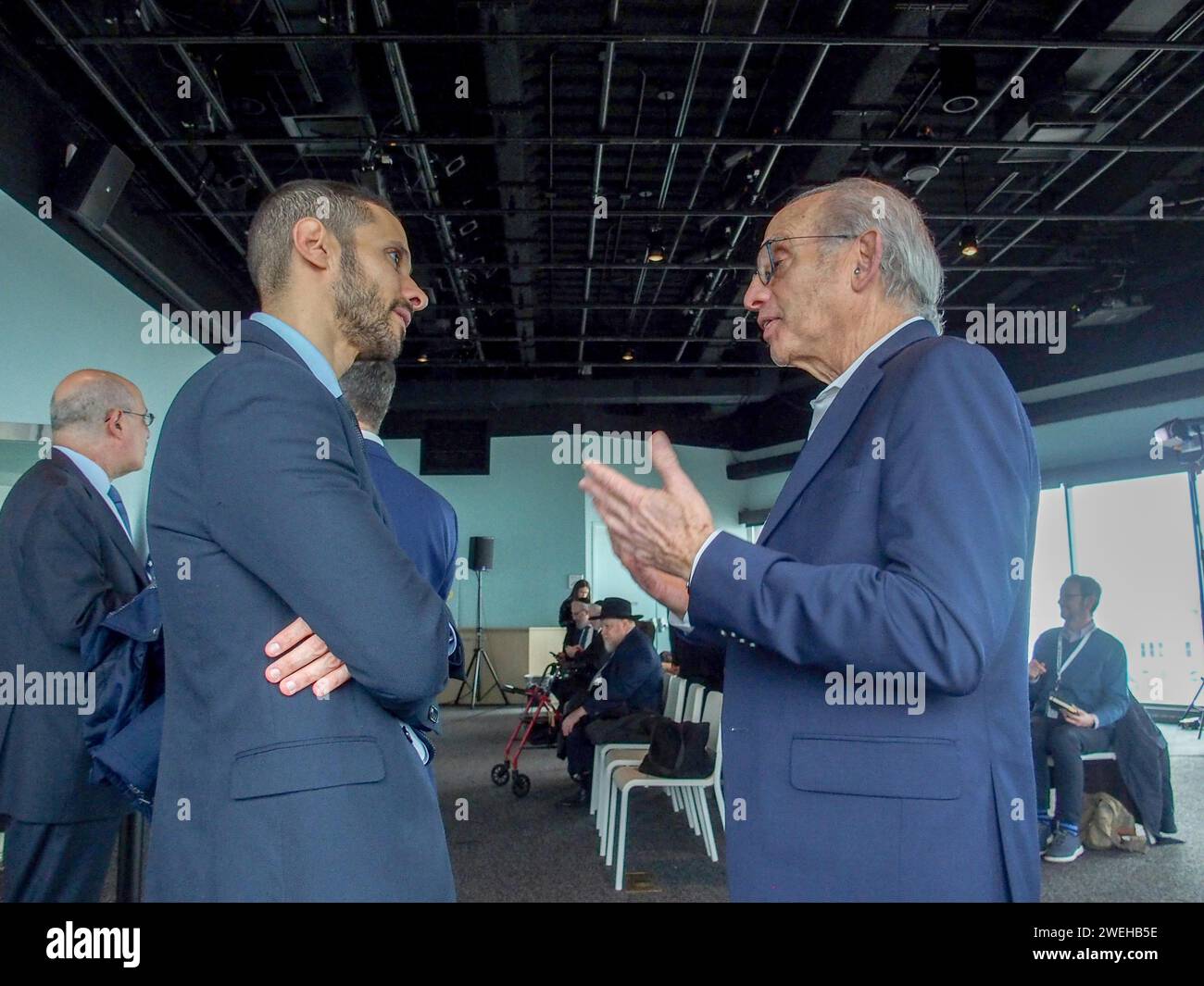 New York, New York, USA. 25th Jan, 2024. MAURICIO SHNAIDER, from a ...