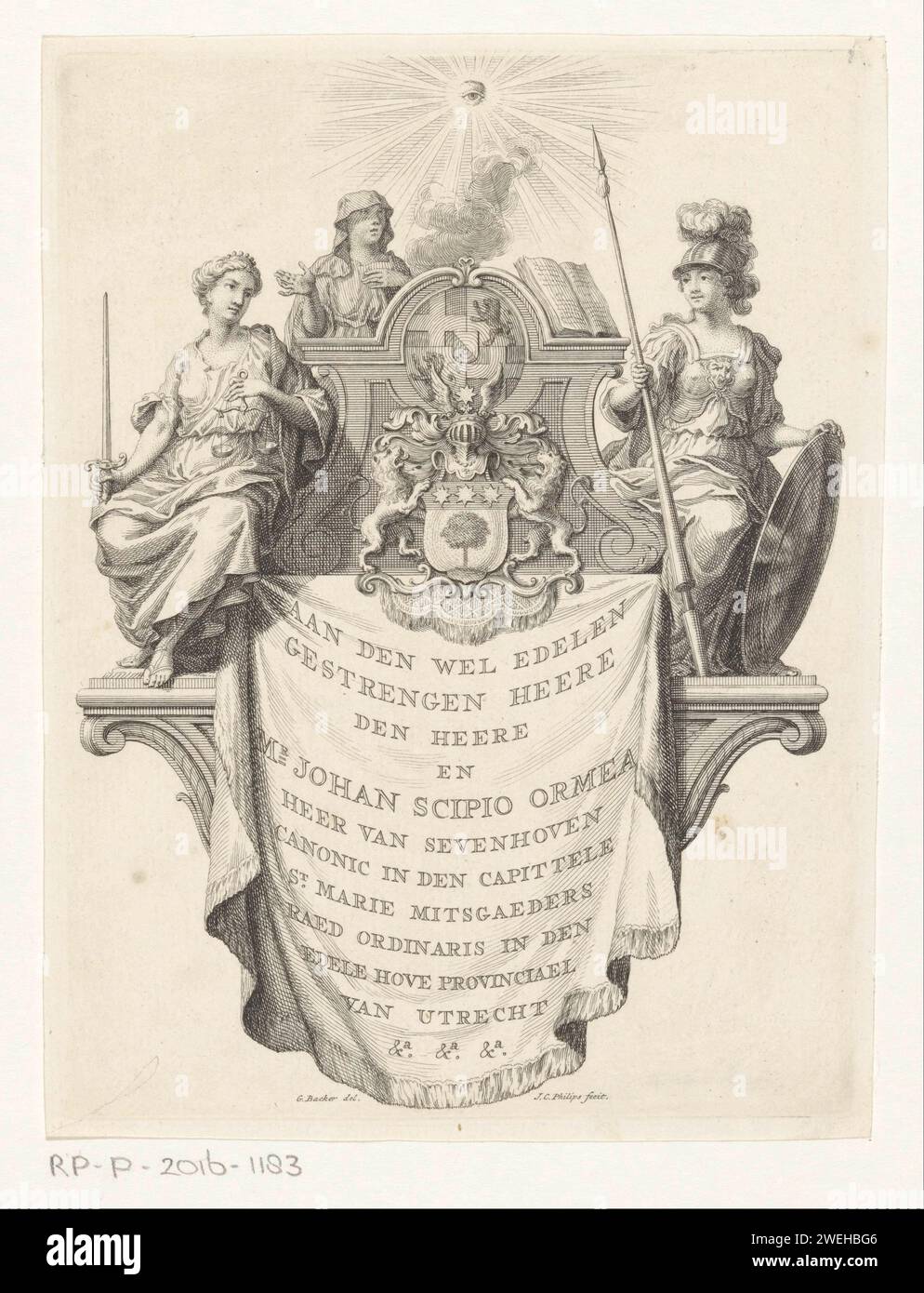Assignment with coat of arms by Johannes Scipio Ormea, Jan Caspar ...