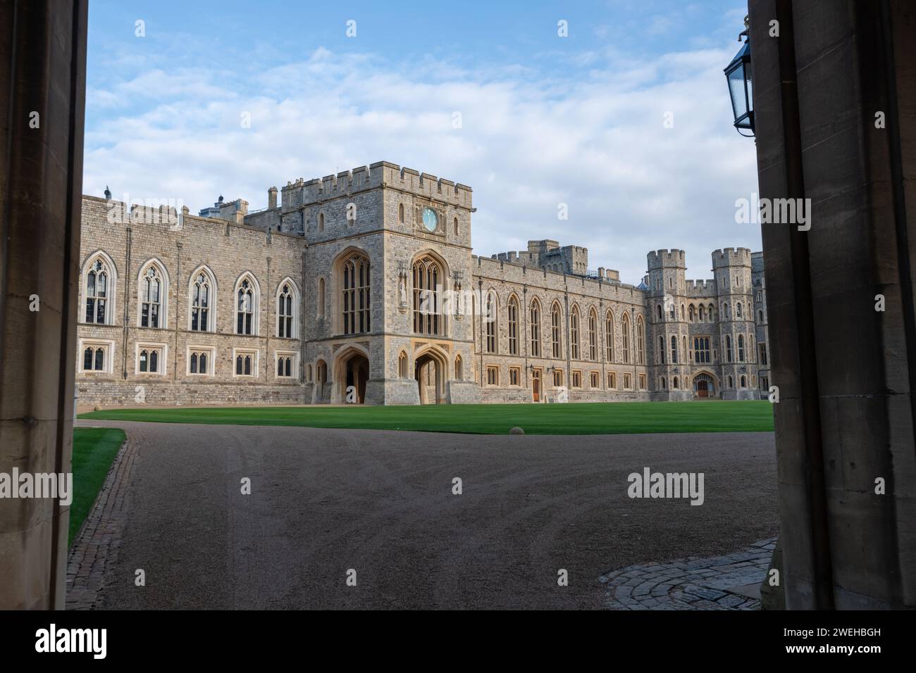 Windsor castle saint georges hall hi-res stock photography and images ...