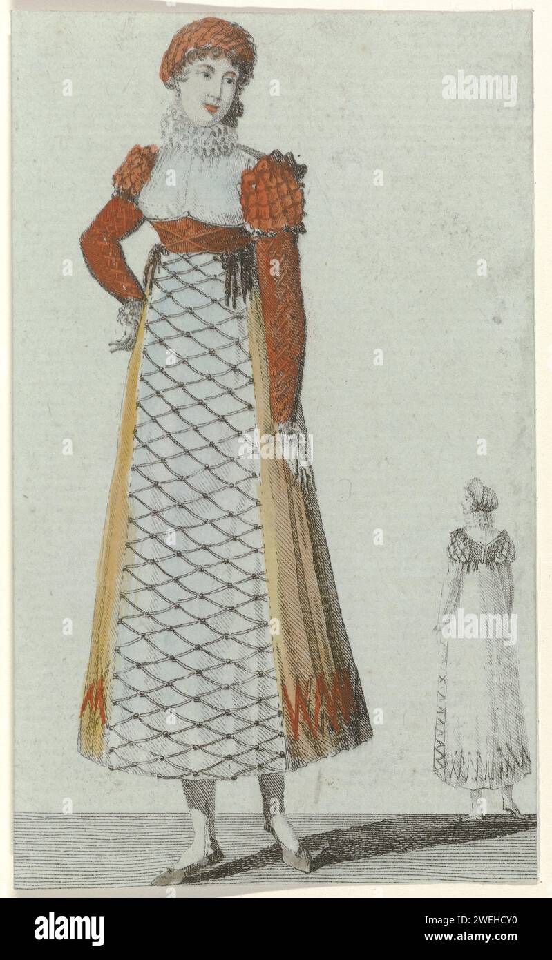 Woman seen from the front, c. 1810 Woman seen from the front. Seen the ...