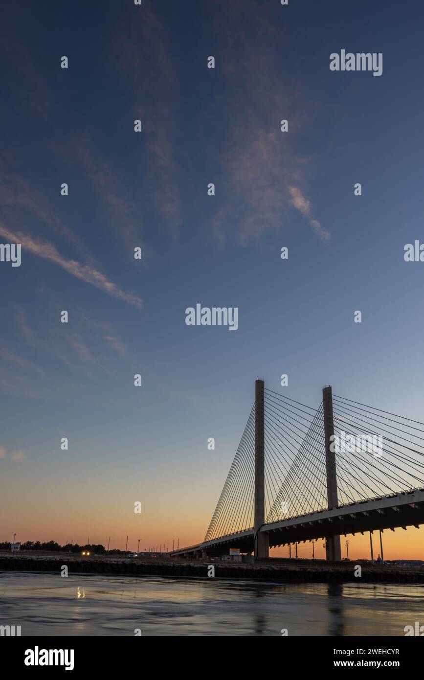 Charles W. Cullen Bridge (Indian River Inlet Bridge) over the Indian ...