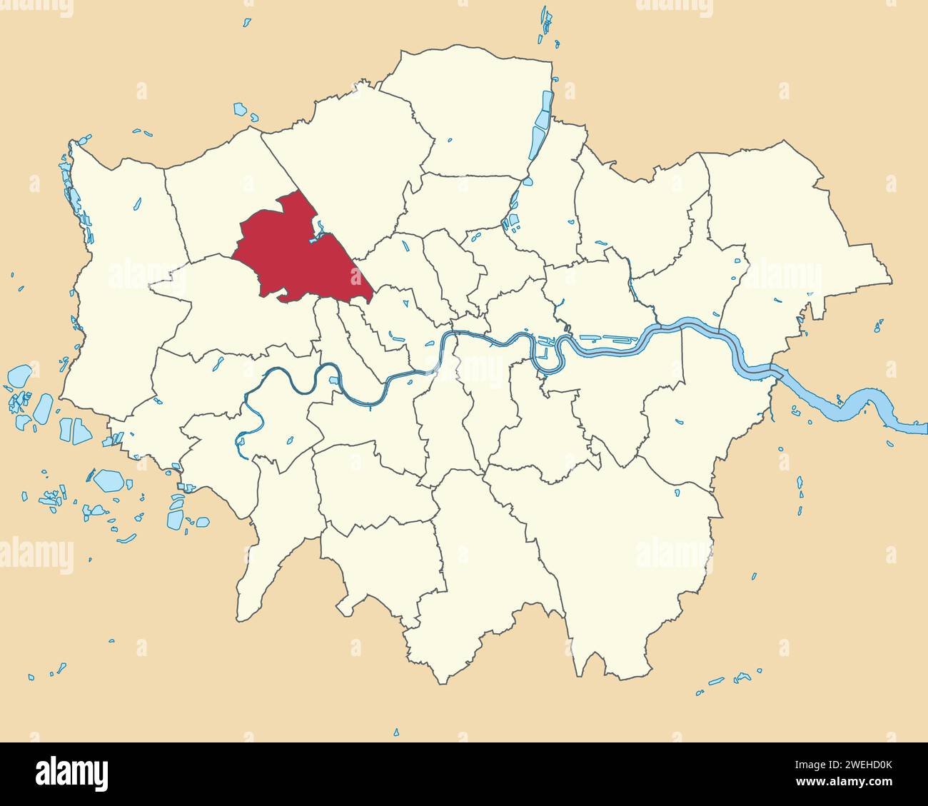 Brent map hi-res stock photography and images - Alamy