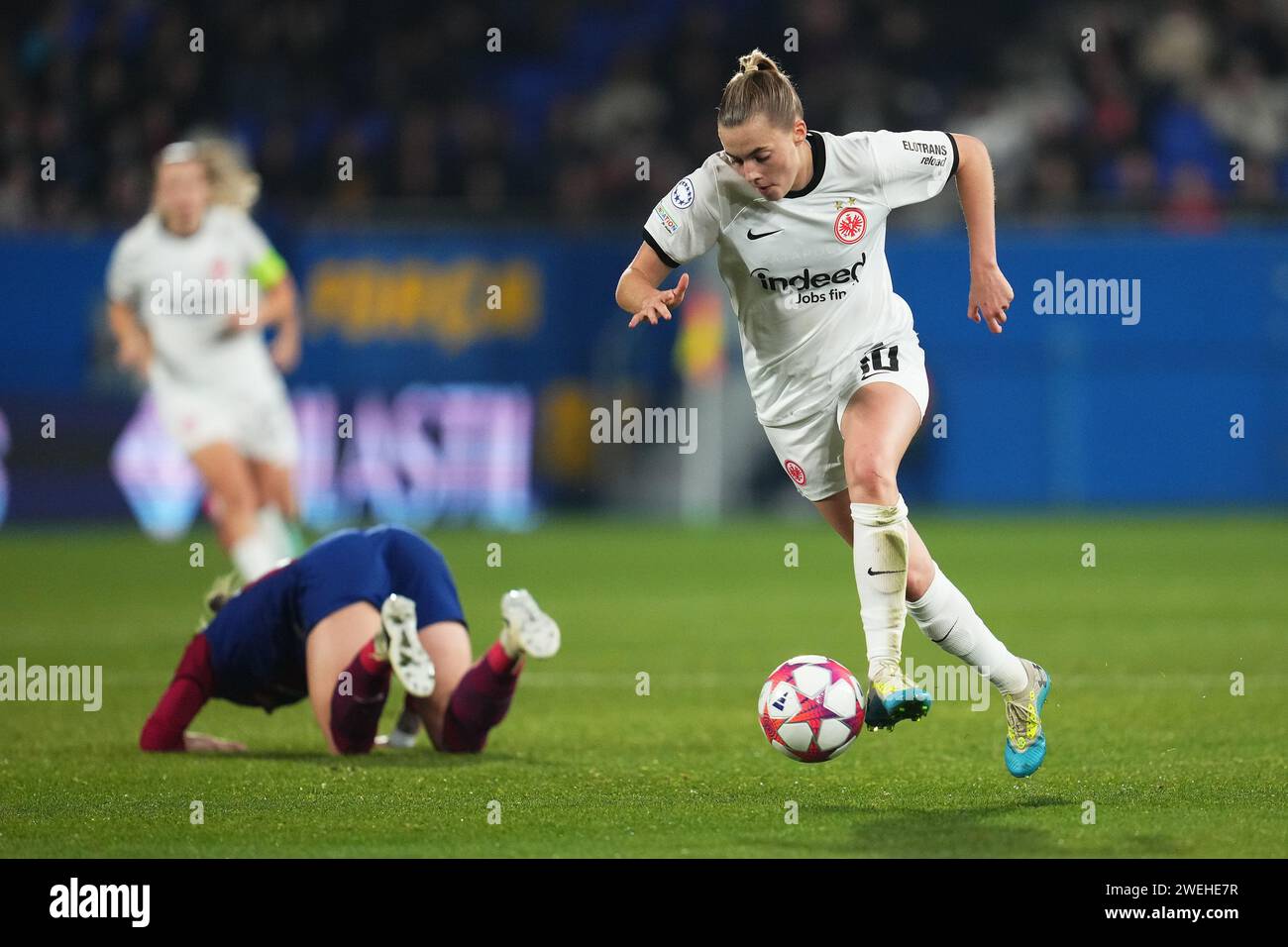 Laura Freigang of Eintracht Frankfurt Credit: PRESSINPHOTO SPORTS ...