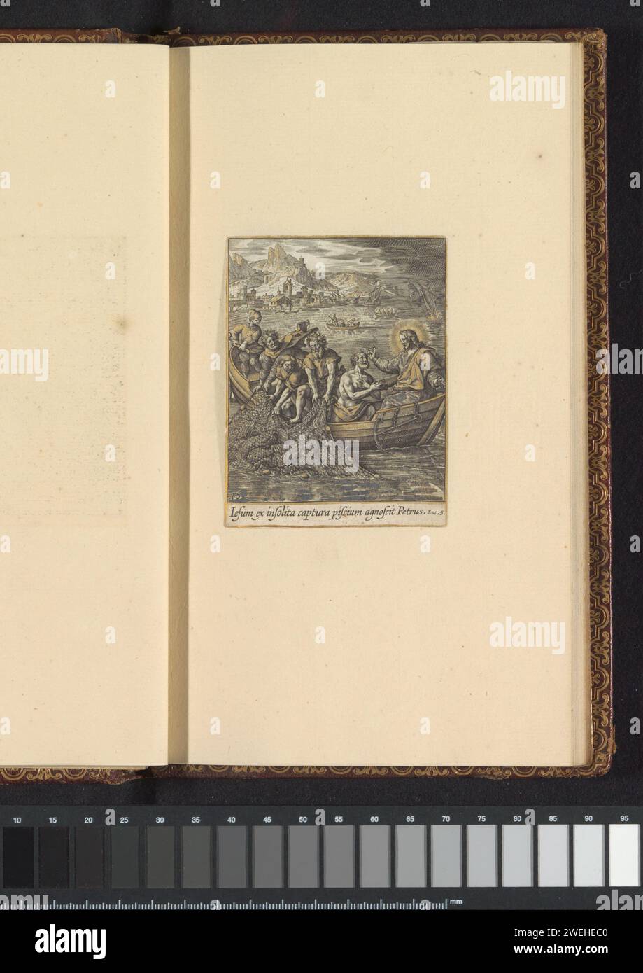 Wonderful Fishing, Adriaen Collaert, After Cornelis Galle (I), After Maerten de Vos, c. 1580 - c ...