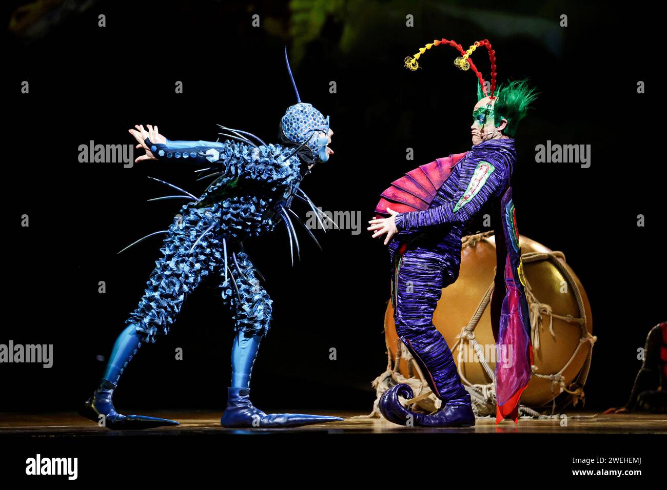 Zagreb, Croatia. 25th Jan, 2024. Acrobats performs during the Cirque du ...