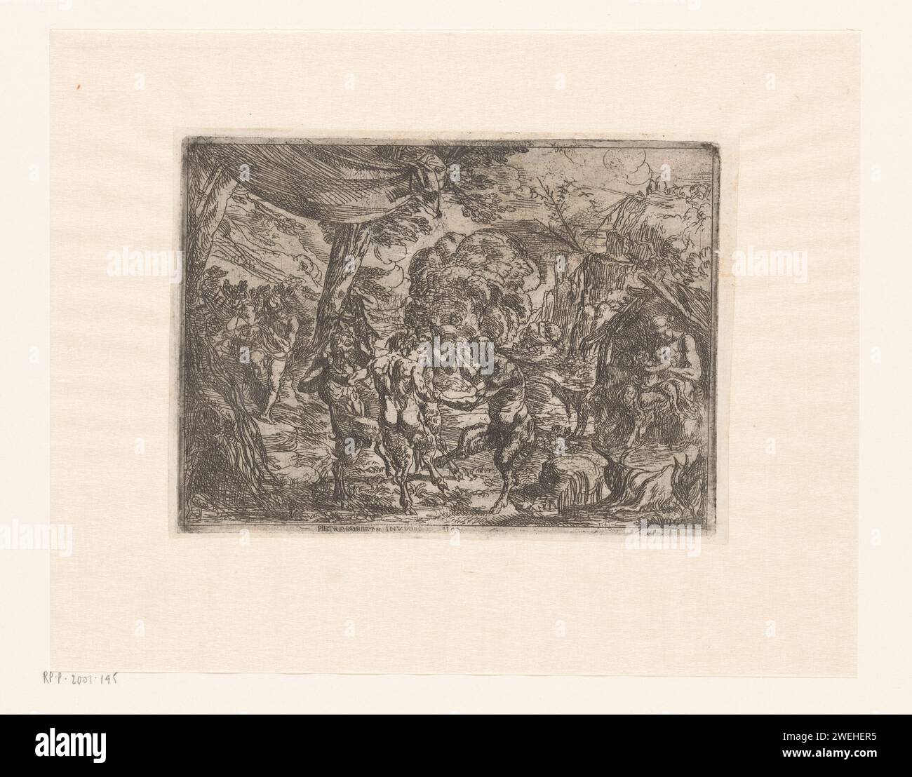 Landscape with dancing satyrs and nymphs hi-res stock photography and ...