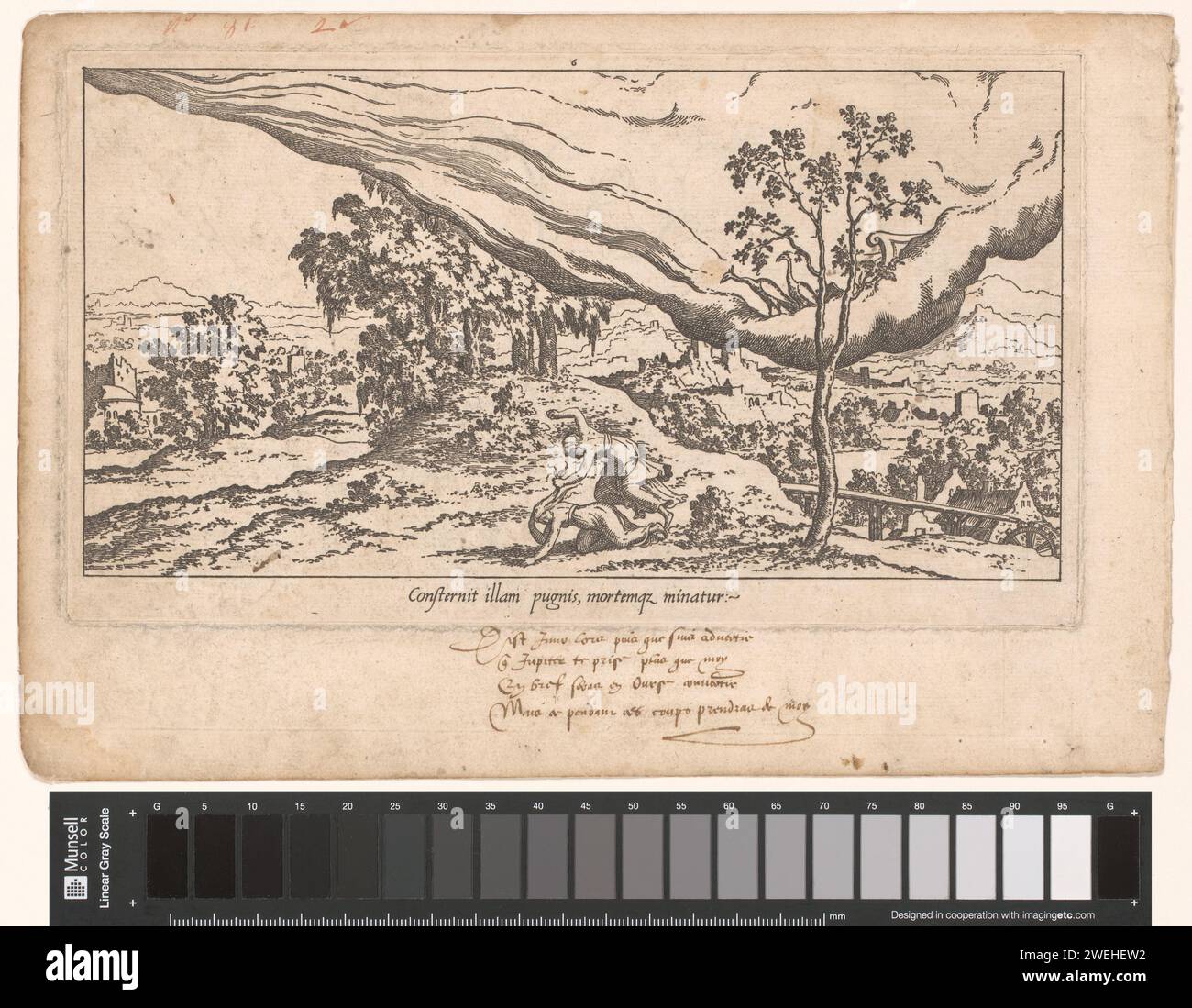 Fight between Callisto and Juno, c. 1547 - c. 1550 print Juno and ...