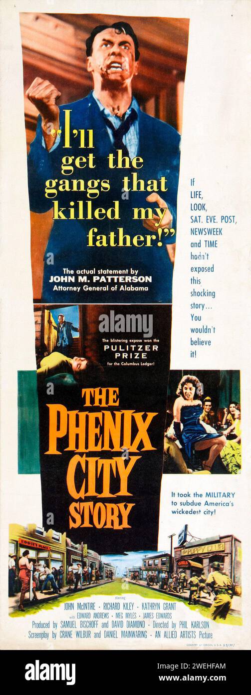 Vintage movie film theatrical release poster hi-res stock photography ...