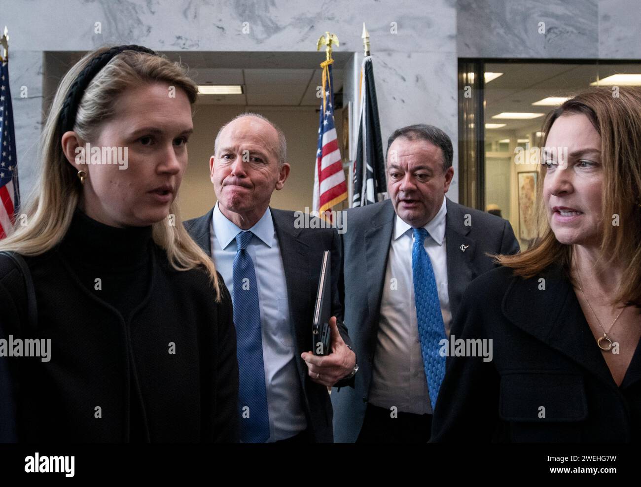 Washington, Vereinigte Staaten. 25th Jan, 2024. Boeing CEO Dave Calhoun ...