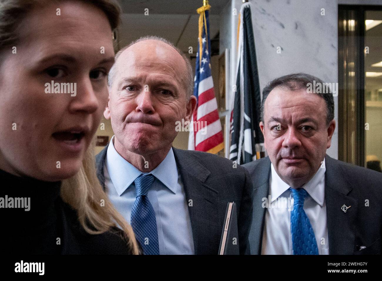 Washington, Vereinigte Staaten. 25th Jan, 2024. Boeing CEO Dave Calhoun ...