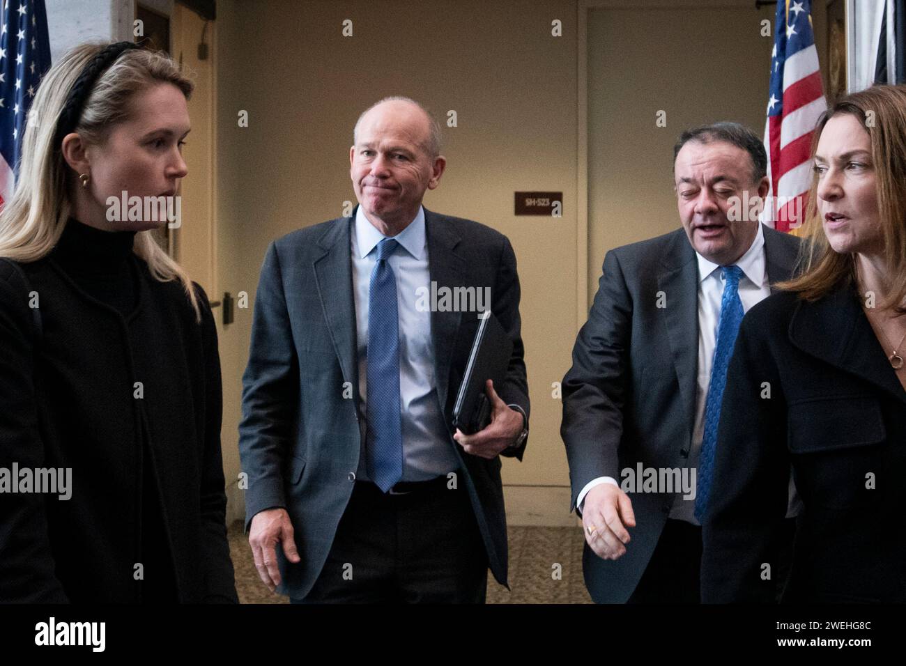 Washington, Vereinigte Staaten. 25th Jan, 2024. Boeing CEO Dave Calhoun ...