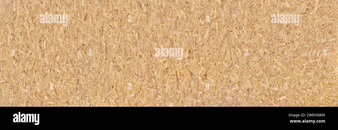 Large OSB chipboard in panoramic close-up Stock Photo - Alamy