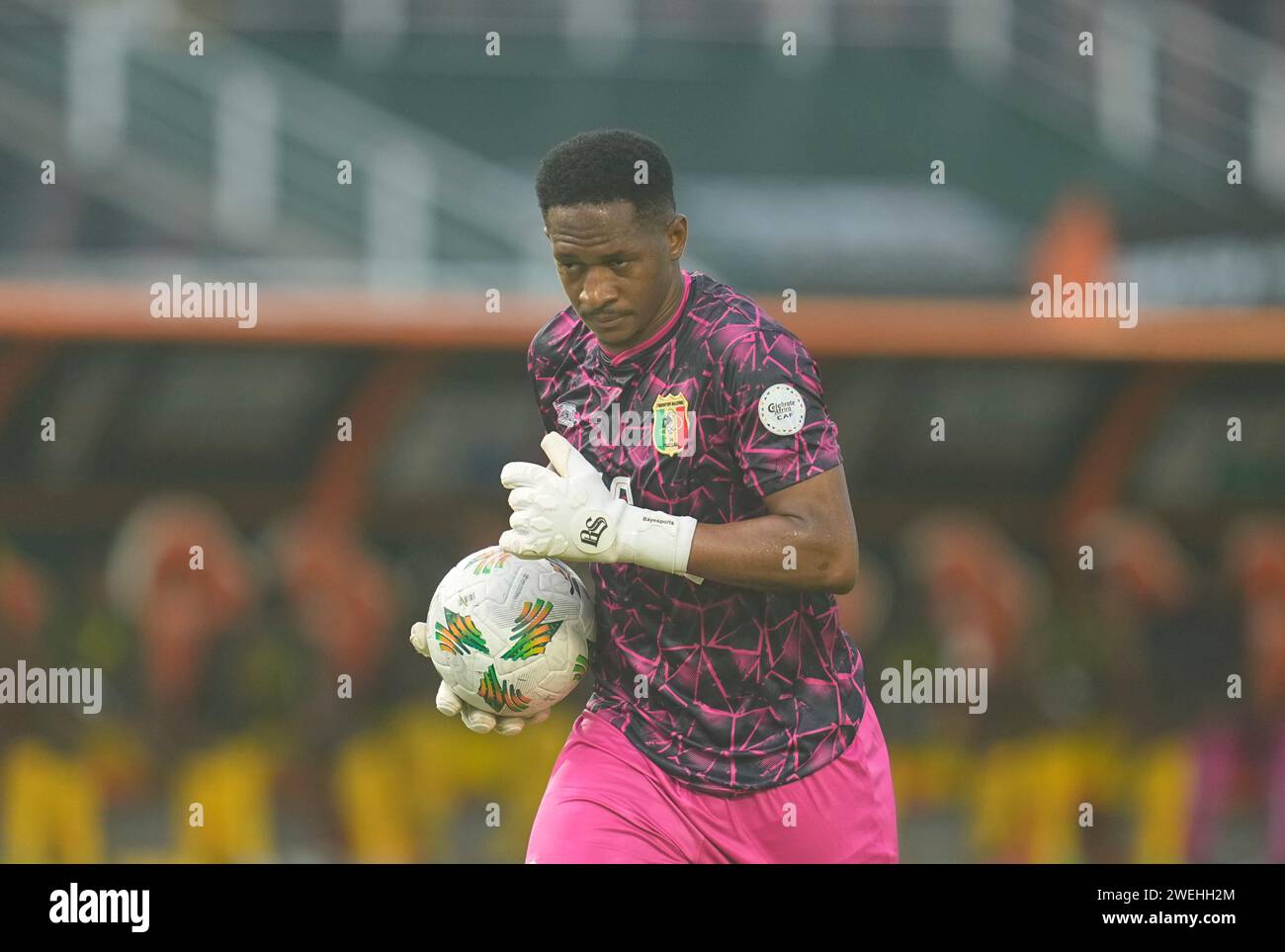 January 24 2024: Kamaijanda Ndisiro (Namibia) // during a African Cup ...