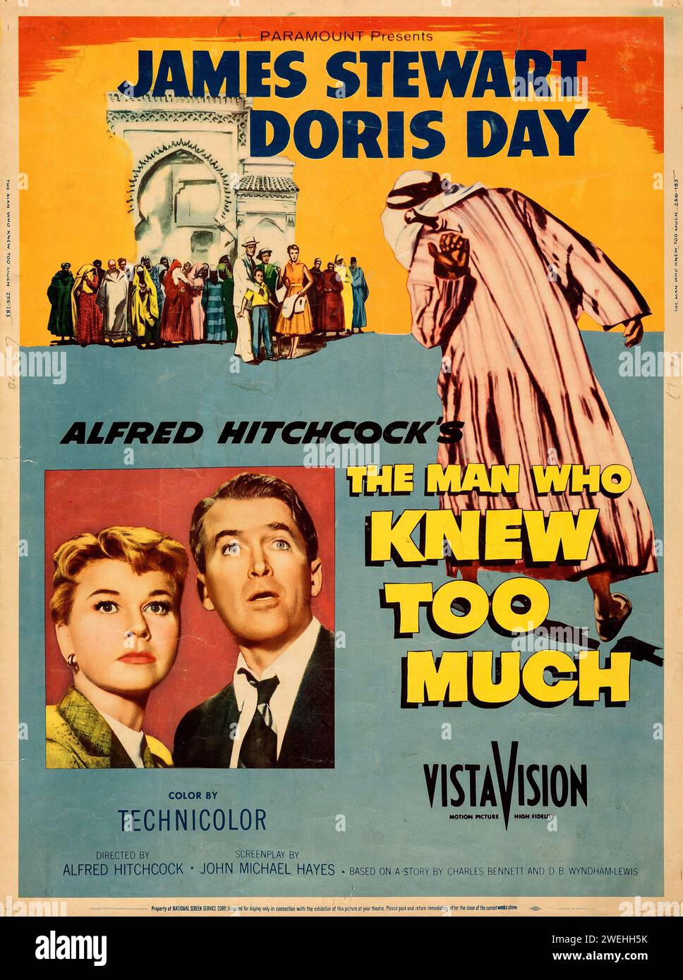 Vintage movie poster - The Man Who Knew Too Much (Paramount, 1956 ...