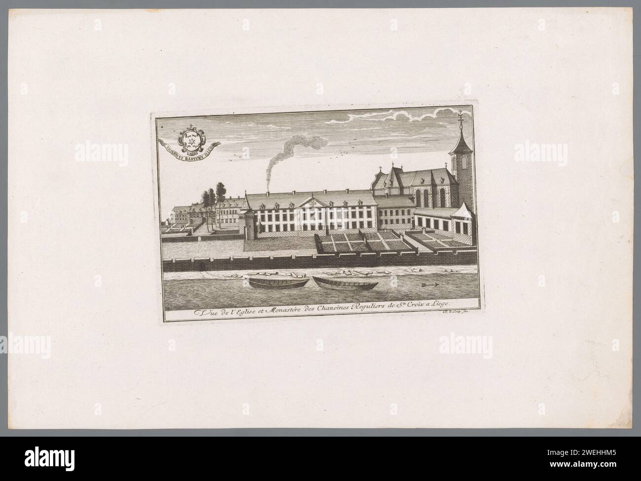 Monastery of the canons regular of the holy cross hi-res stock ...