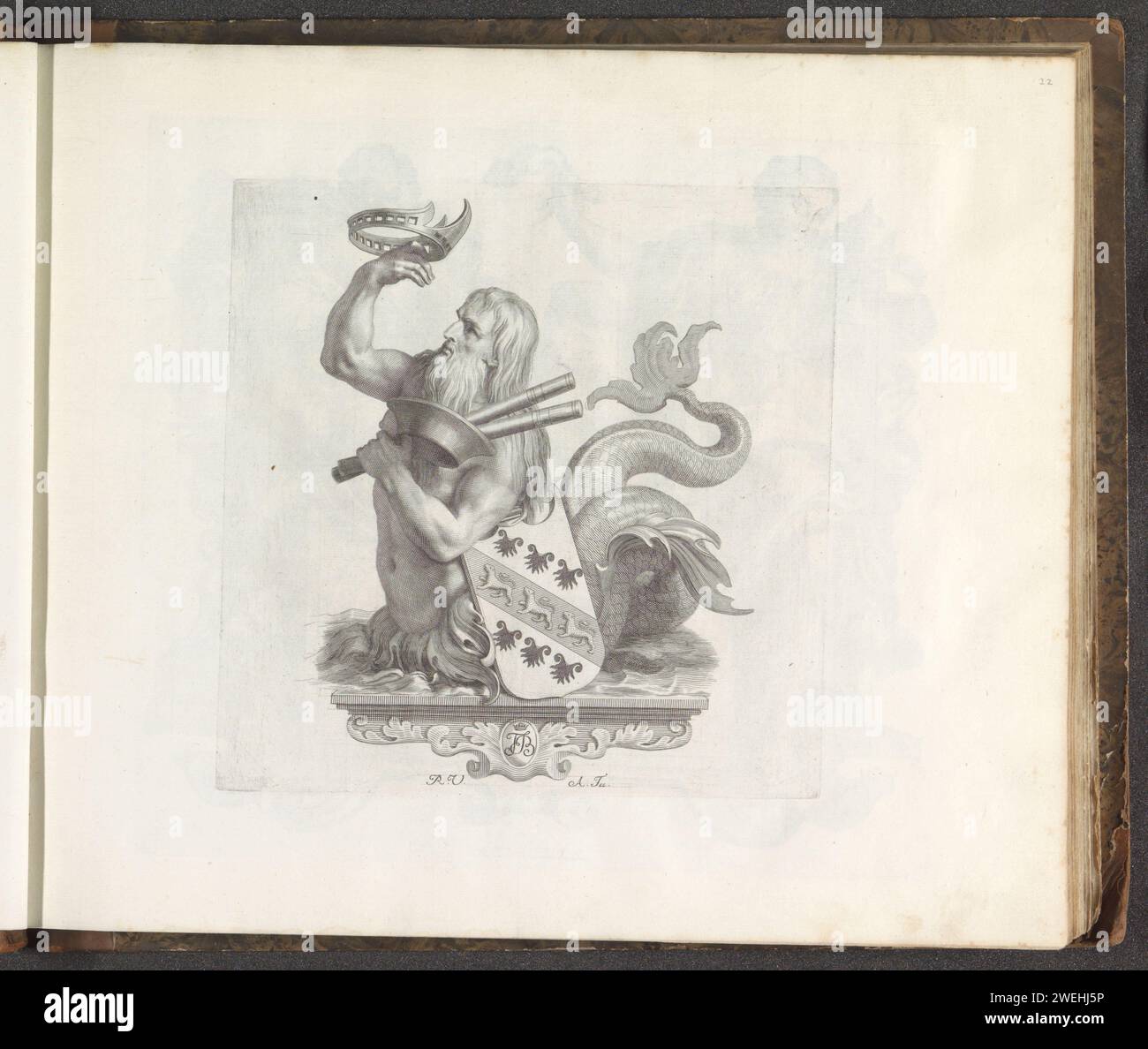 Mairmen with the weapon of Barbarigo, Robert van Audenaerd, 1673 - 1743 ...