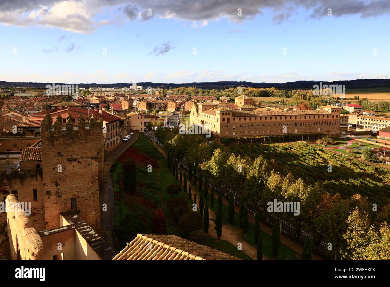 The Royal Palace of Olite is a castle-palace in the town of Olite, in ...