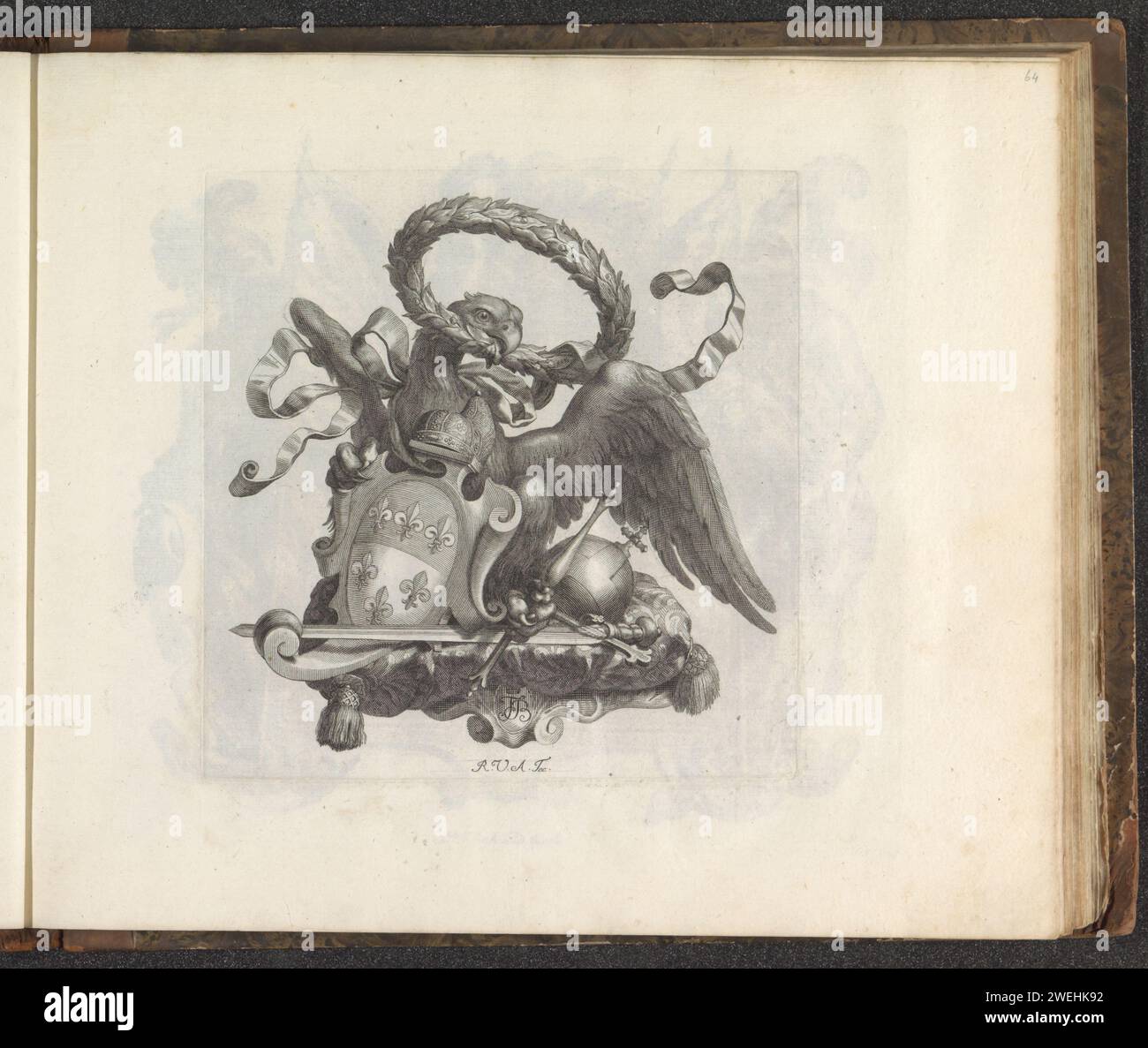 Eagle with the weapon of the Doge van Venice, Robert van Audenaerd ...