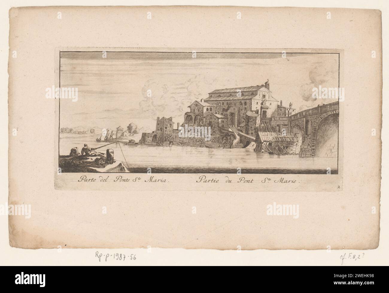 View of a part of the Ponte Rotto, in Rome, Anonymous, After Israel ...