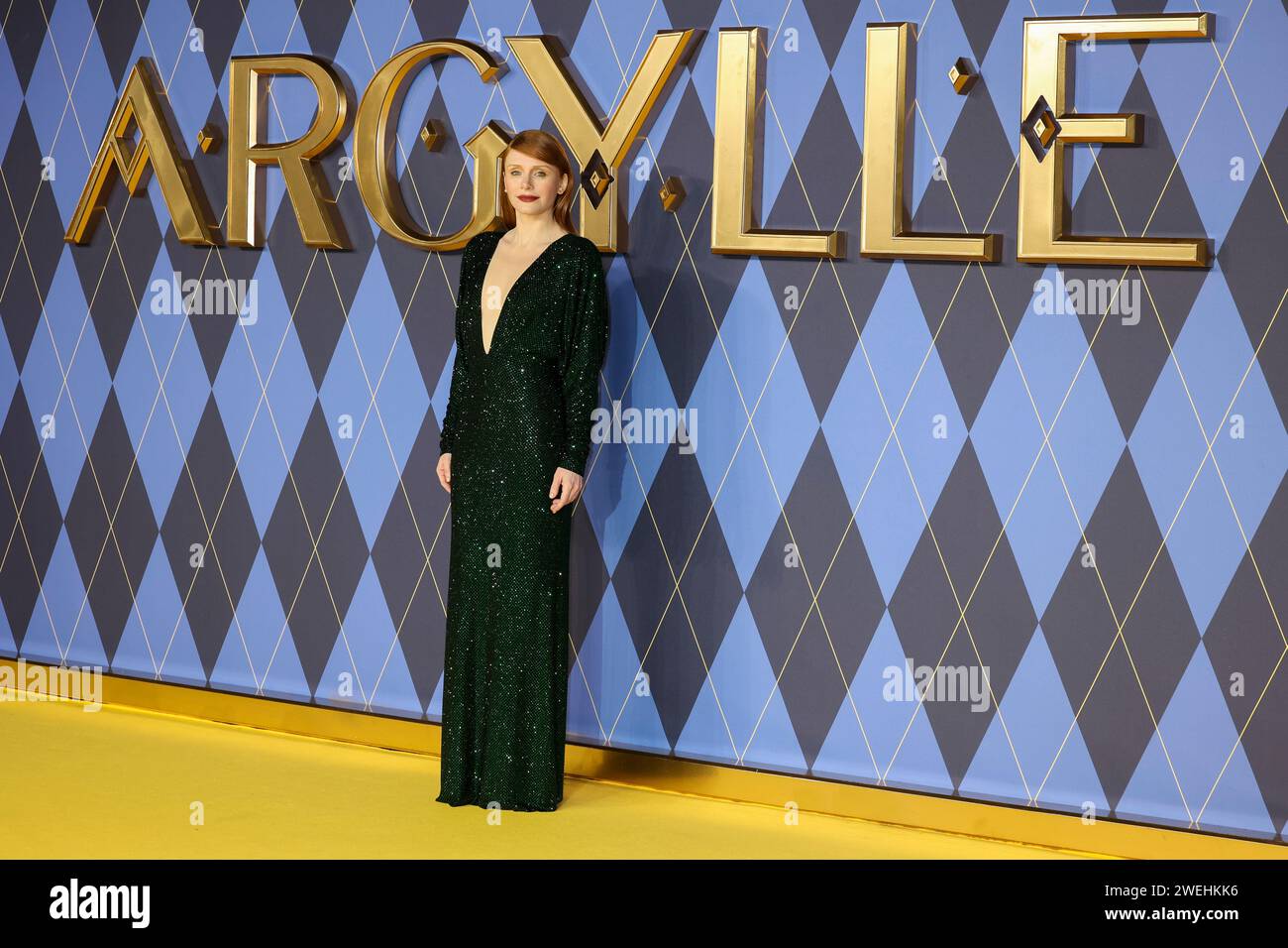 Bryce Dallas Howard attends the Argylle World Premiere at Odeon Luxe in ...