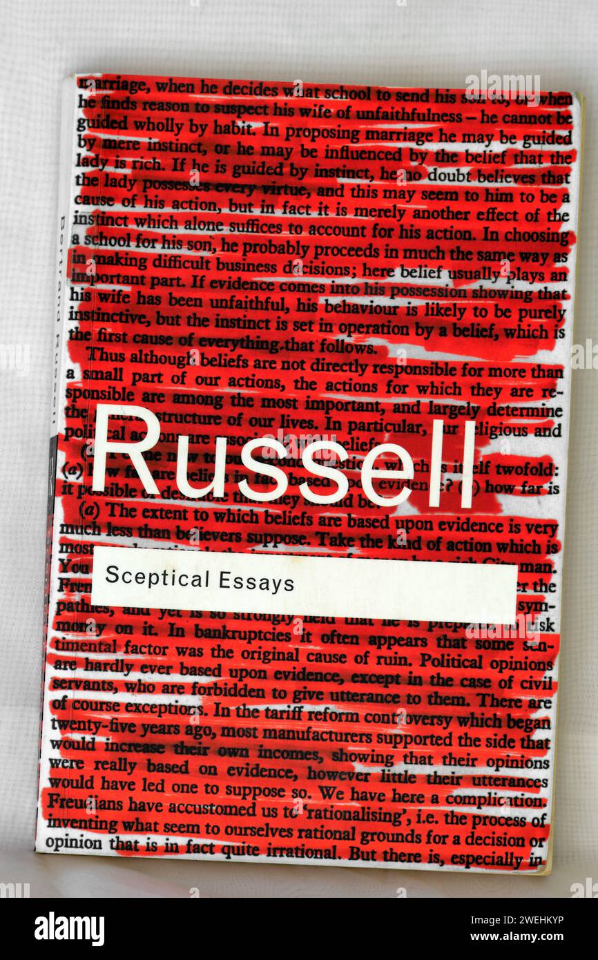 Bertrand russell book hi-res stock photography and images - Alamy
