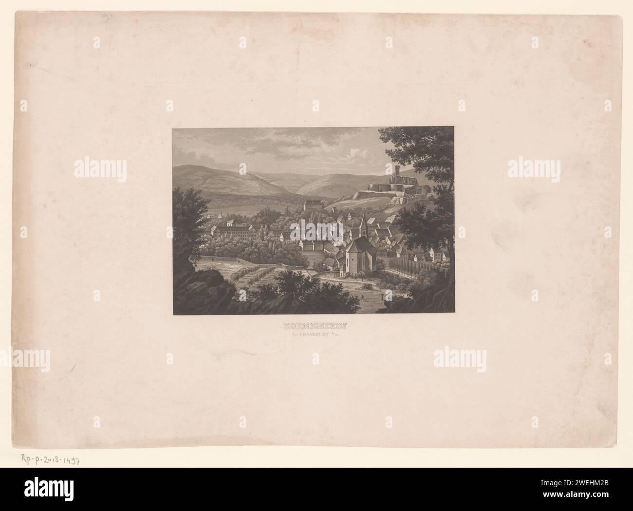 Telic OP Königstein in Taunus, Anonymous, 1800 - 1899 print paper ...