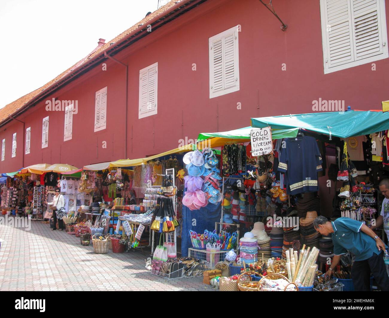 Dutch colonial buildings in Melaka City in Malacca State in Malaysia ...