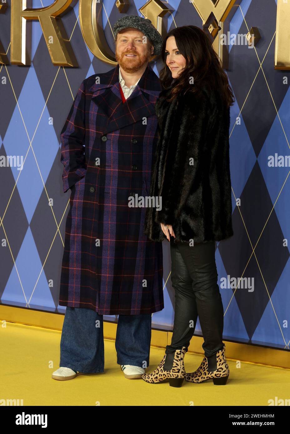 London, UK. 24th Jan, 2024. Leigh Francis and Jill Carter attend the ...