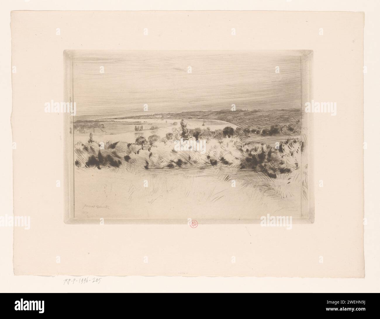 View of the mouth of the Seine at Quillebeuf, Norbert Goeneutte, 1890 ...