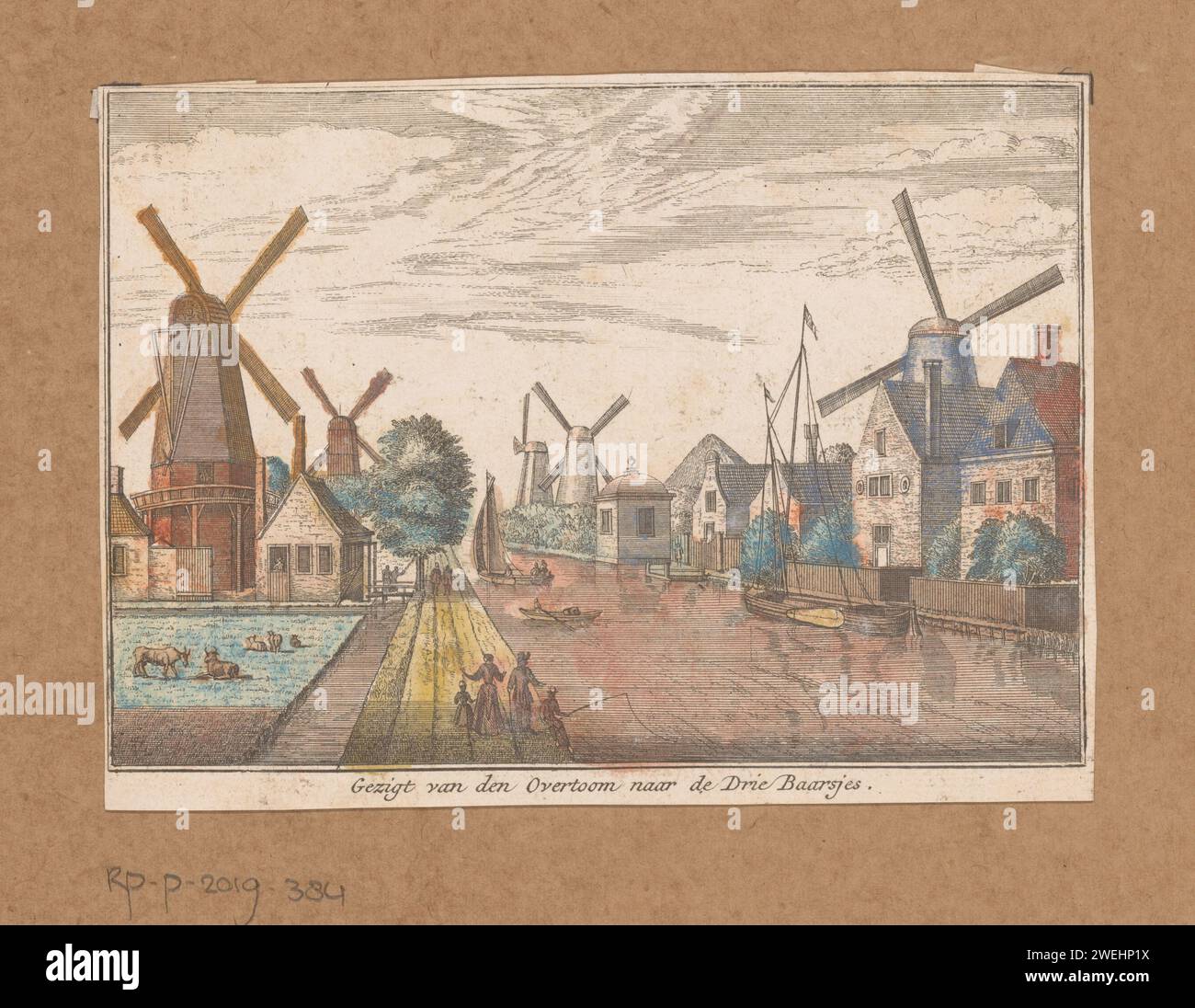 Face of the crossing of the Overtoomse- to the Kostverlorvaart in ...