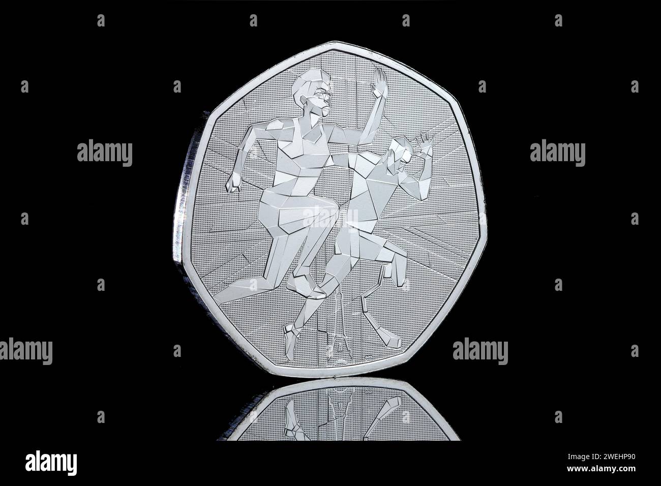 2024 50p coin to wish good luck to Team GB during the Olympic Games in ...